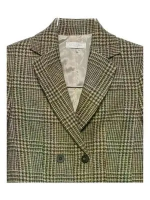 Antonelli Firenze Double-breasted Check-print Blazer