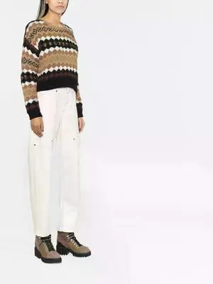 Brunello Cucinelli Contrast-stitching Straight-leg Jeans