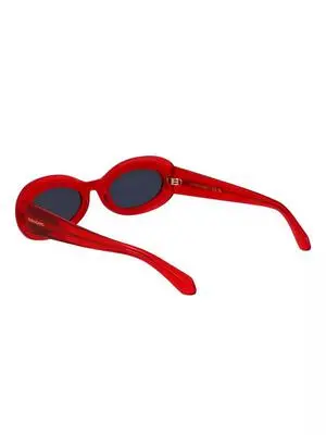 FERRAGAMO Oval Sunglasses