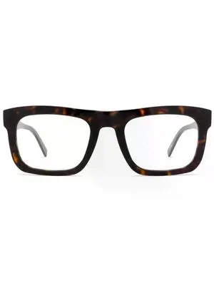 Zegna Square-frame Glasses - Brown