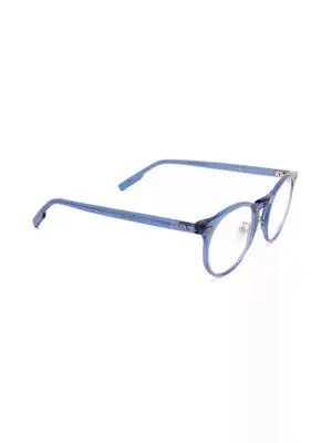 Zegna Round Frame Eyeglasses - Blue