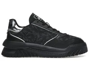 Versace Odyssey Low-top Sneakers - Black/silver
