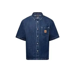 LOUIS VUITTON Signature Denim Shortsleeved Shirt