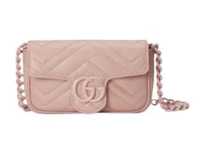 Gucci Quilted Marmont Chained Belt Bag