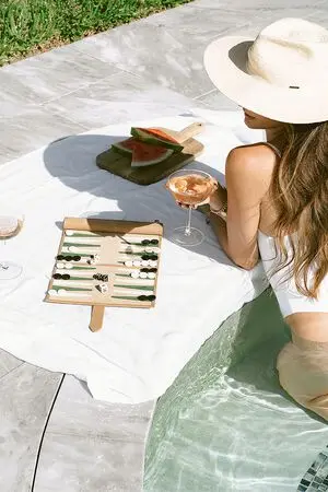 THROWING DOUBLES Tulum Travel Backgammon Board