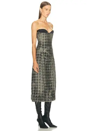 DIESEL Strapless Midi Dress
