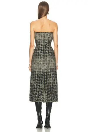 DIESEL Strapless Midi Dress