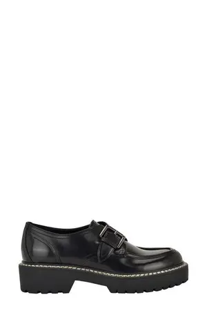 Calvin Klein Saundee Monk Strap Loafer - Black