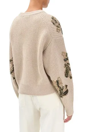 Rag & Bone Julie Sequin Wool Sweater