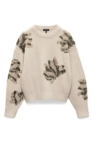 Rag & Bone Julie Sequin Wool Sweater