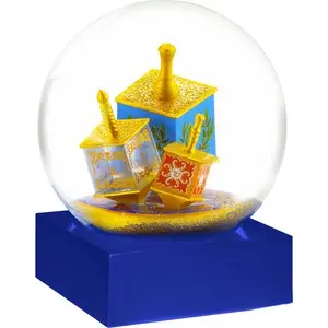 COOLSNOWGLOBES Snow Globe Dancing Dreidels