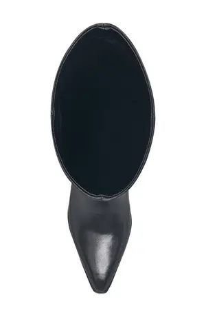 Marc Fisher Tarrie Tall Block Heel Boot - Black 001