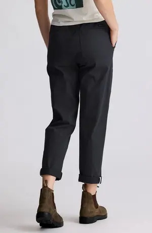 FREE FLY Pacifica Stretch Twill Drawstring Pants - Black Sand