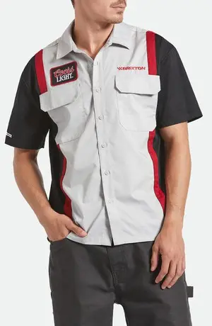 Brixton Coors Light Shake Down Short Sleeve Button-up Shirt
