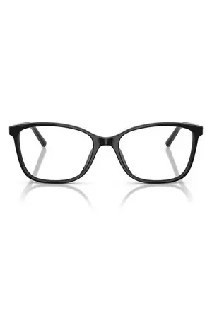 Dolce & Gabbana 54mm Rectangular Eyeglasses - Black/demo Lens