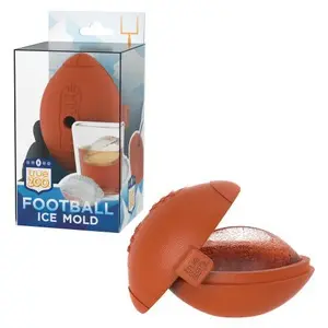 TRUEZOO Football Silicone Ice Mold - Brown
