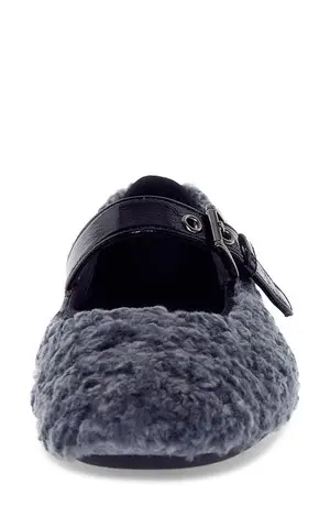 CANDICE COOPER Dafne Bird High Pile Fleece Flat - Grey