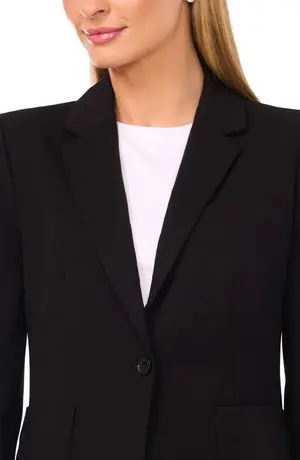 Halogen One-button Ponte Knit Jacket