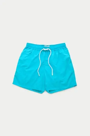 WOLF VS. GOAT (WVG) Swim Shorts 7-inch Inseam - Turquoise