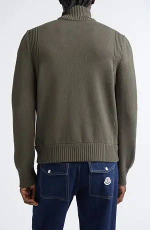 Moncler Quilted Down And Virgin Wool Cardigan - Backwoods