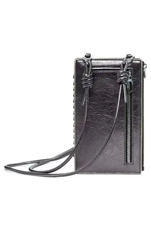 Desigual Metallic Faux Leather Crossbody Bag