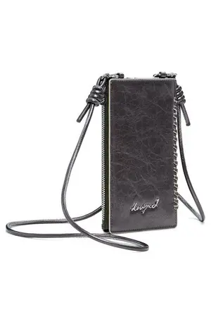 Desigual Metallic Faux Leather Crossbody Bag