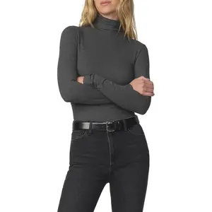 Joe's Jeans Tony Long Sleeve Top - Charcoal