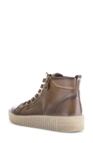 Gabor High-top Sneaker - Saddle/saddle