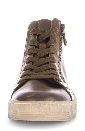 Gabor High-top Sneaker - Saddle/saddle