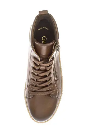 Gabor High-top Sneaker - Saddle/saddle