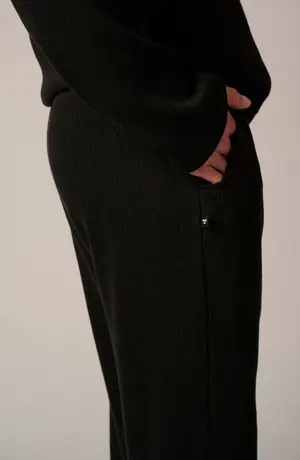 LEISURE LAB Cozy Cotton Sweatpants - Fireside