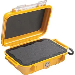 PELICAN 1010 Micro Case For Iphone, Cell Phone, Gopro, Camera - Yellow/clear