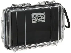 PELICAN 1040 Micro Case For Iphone, Cell Phone, Gopro, Camera - Black/clear