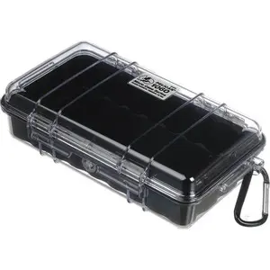 PELICAN 1060 Micro Case For Iphone, Cell Phone, Gopro, Camera - Black/clear