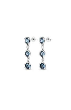 UNODE50 Crystal Drop Stud Earrings