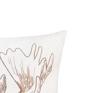 C&F HOME Moose Portrait Indoor/outdoor Embroidered Accent Throw Pillow 18" X 18
