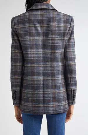 Veronica Beard Oria Plaid Dickey Jacket