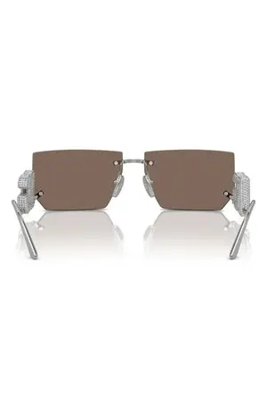 Dolce & Gabbana 60mm Rectangular Sunglasses