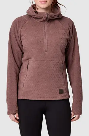 OUTDOOR RESEARCH Trail Mix Xt Fleece Half Zip Hoodie - Terrestrial
