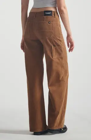Brooklyn Industries Corduroy Carpenter Pants - Light Brown Cord