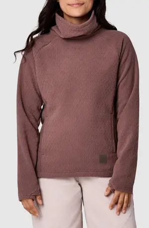 OUTDOOR RESEARCH Trail Mix Xt Fleece Cowl Neck Top - Terrestrial
