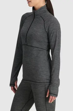 OUTDOOR RESEARCH Alpine Onset 150 Merino Wool Blend Base Layer Half Zip Pullover