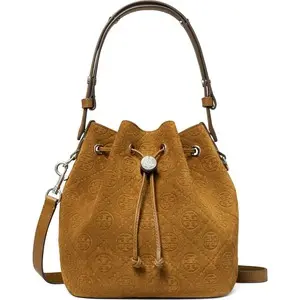 Women's Suede Drawstring Bucket Bags