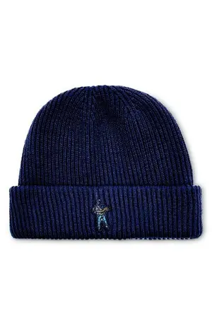 EASTSIDE GOLF Logo Embroidered Beanie - Blue Void