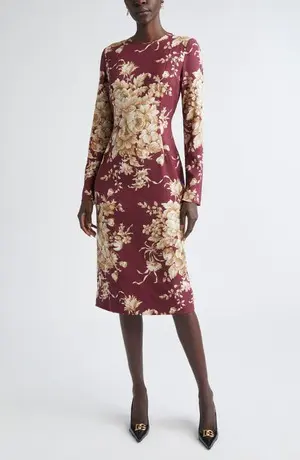Dolce & Gabbana Printed Silk Charmeuses