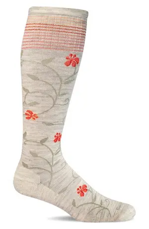 SOCKWELL Full Sun Wide Calf Compression Socks Ash