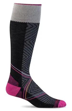 SOCKWELL Pulse Compression Knee High Socks - Black