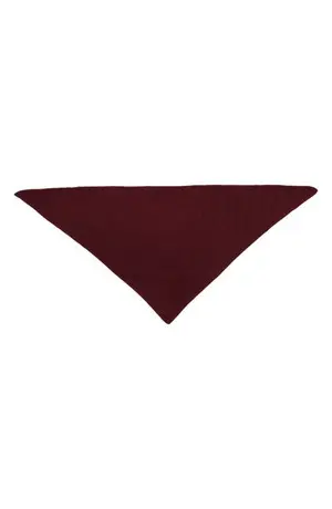 Ralph Lauren Chevron Knit Neckerchief - Dark Garnet
