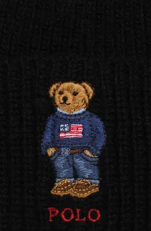 Polo Ralph Lauren Flag Bear Beanie
