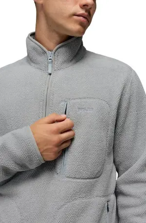 Prana Tuff Fluff Fleece Half Zip Pullover - Quarry